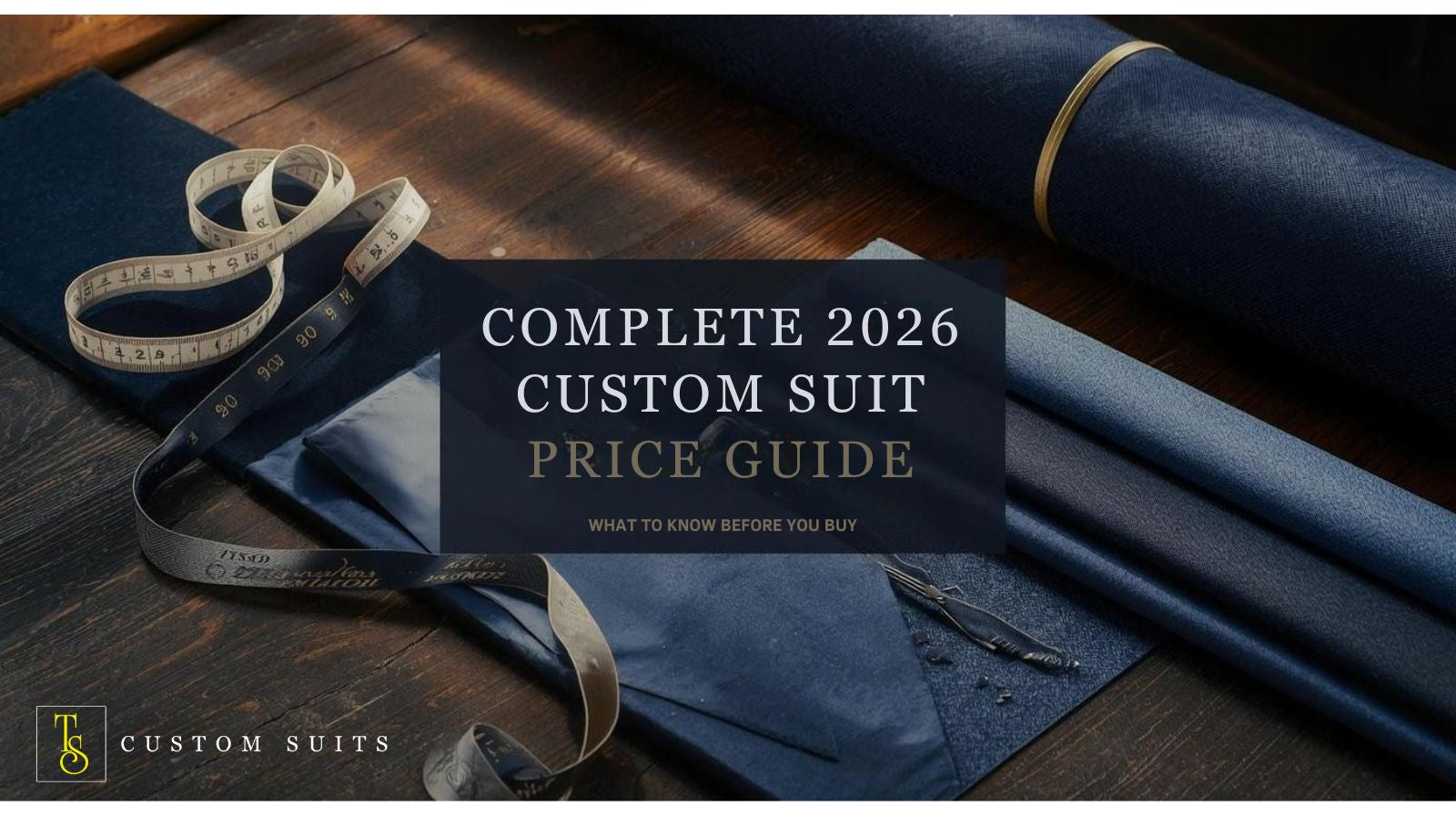 How Much Does a Custom Suit Really Cost? Complete 2026 Price Guide – TS ...