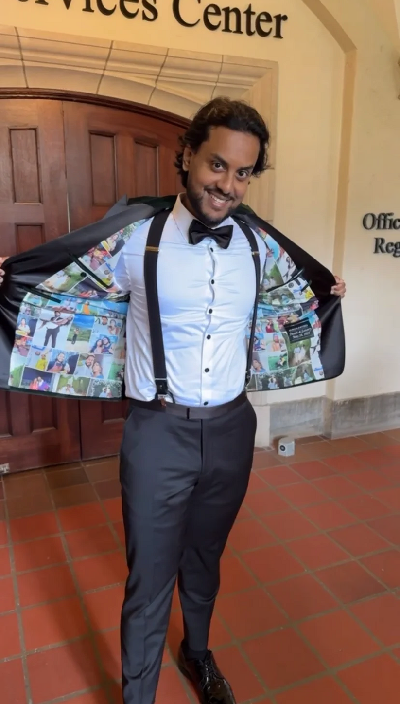 Custom Picture Collage Suit Lining | Unique Personalization Fabric – TS ...